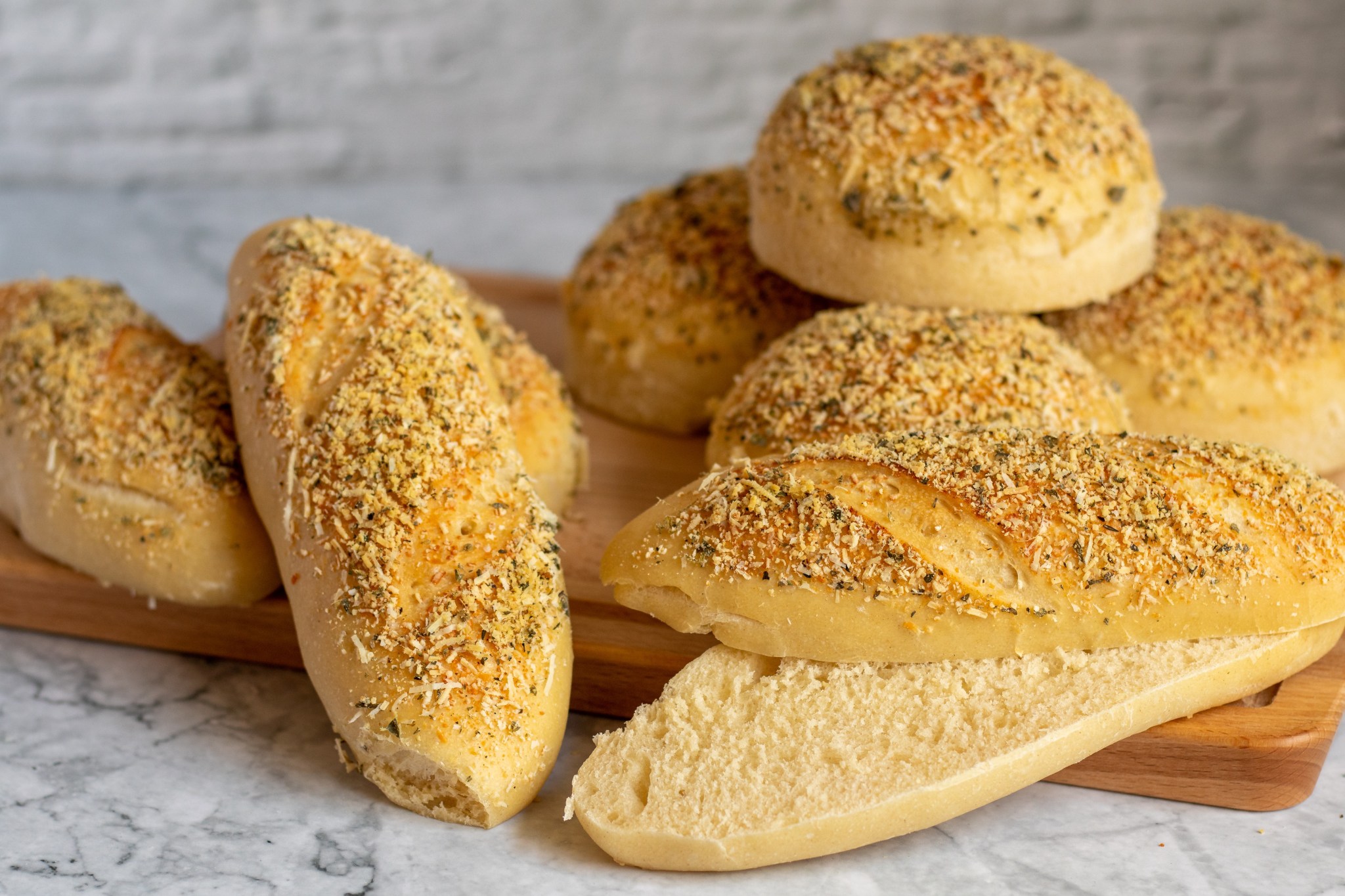 Parmesan Oregano Buns – Sourdough and Heavy Metal