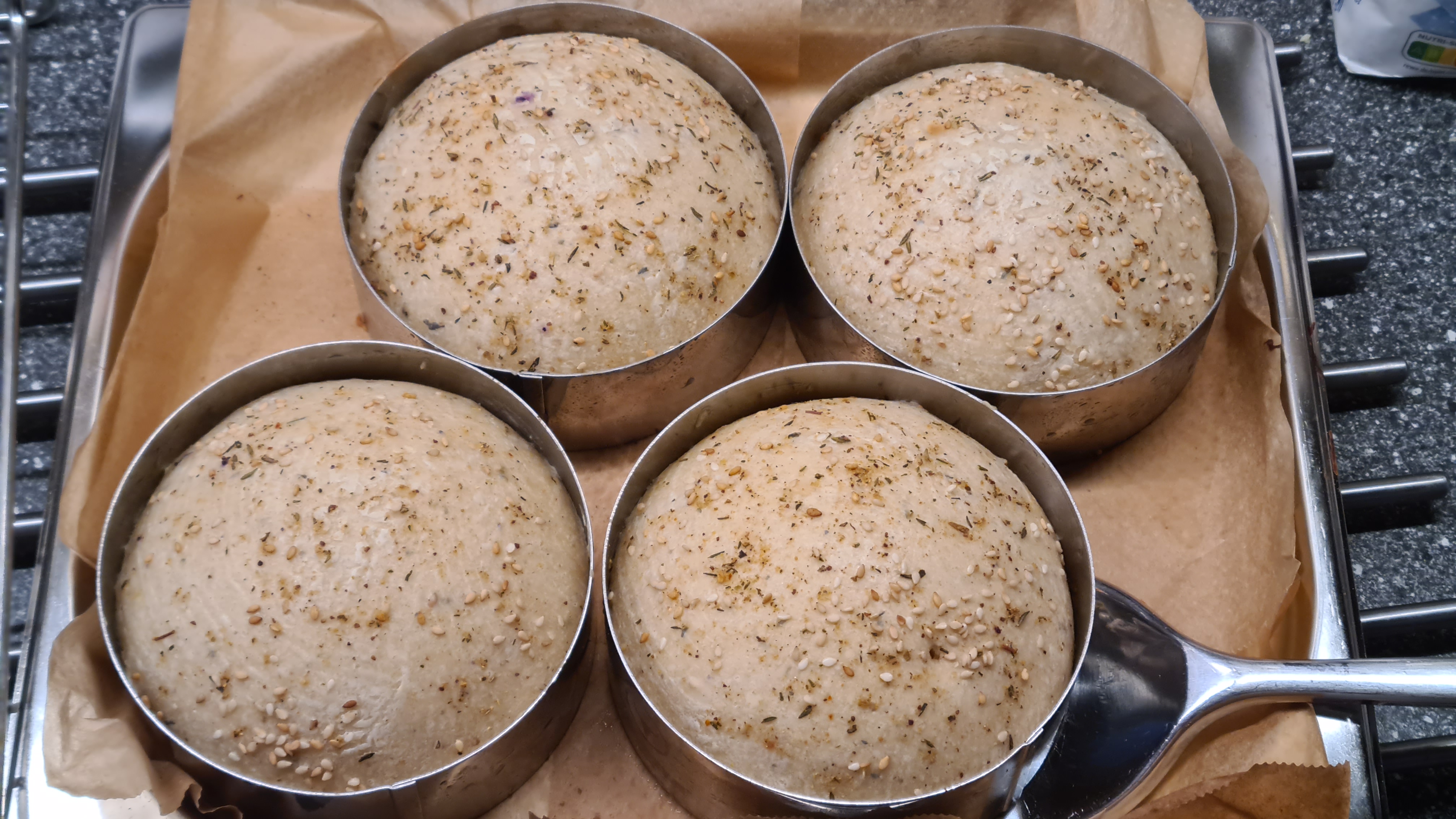 Za’atar Burger Buns – Sourdough and Heavy Metal