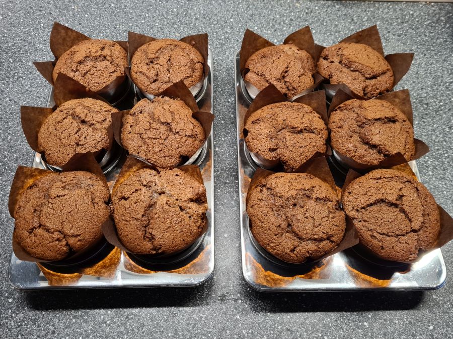 Spiced Chocolate Muffins – Sourdough and Heavy Metal