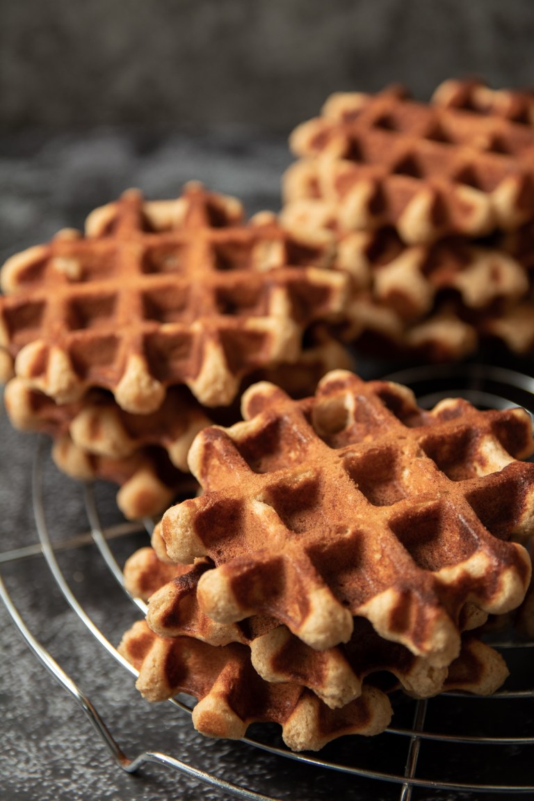 Peanut Butter and Banana Waffles – Sourdough and Heavy Metal